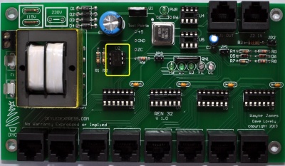 26 - Install the H11AA1 optocoupler U2 (PN# 782-H11AA1). Install with ...