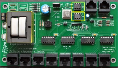 28 - Install two RS232/RS485 Interface ICs U4 & U5 (PN# 511-ST485BN ...